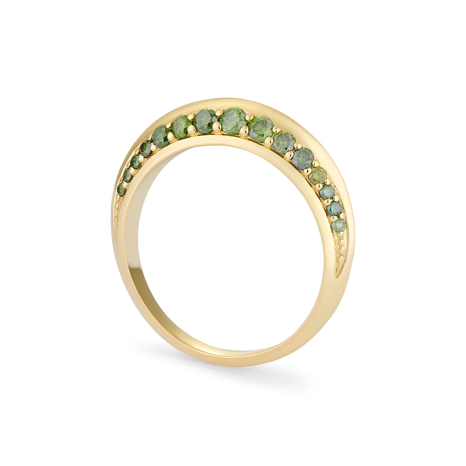 NOVA RING GREEN DIAMONDS – SAMANTHA TEA